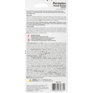 Permatex® Thread Sealant With PTFE, 1 OZ. | Permatex®