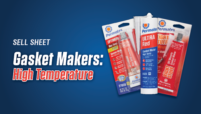 High Temperature Red RTV Gasket Maker PX0761 - Permatex®