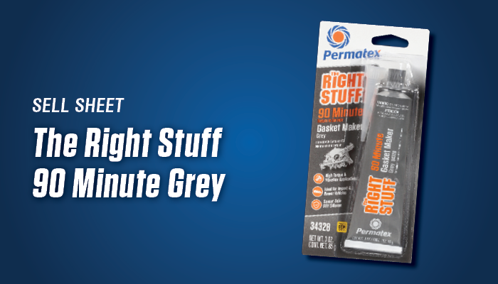 The Right Stuff 90min Grey RTV Gasket Maker PX0784 - Permatex®